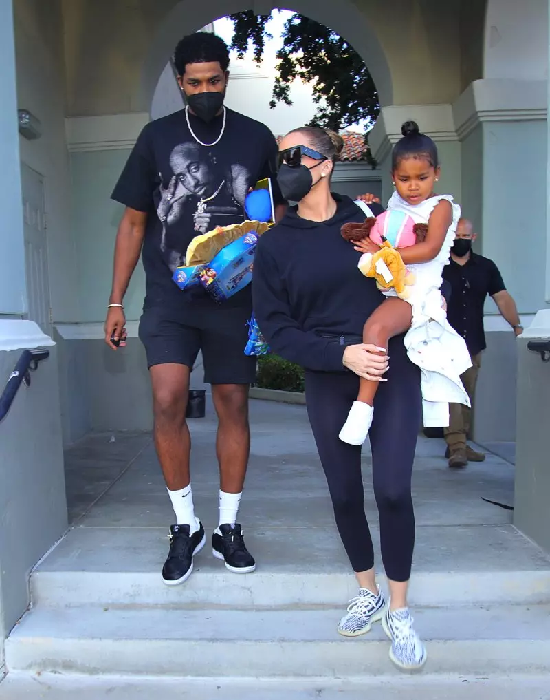 Khloe Kardashian ja Tristan Thompson taaskohtuvad True'iga filmi "Paw Patrol" esilinastus keset lepituskuulujutte