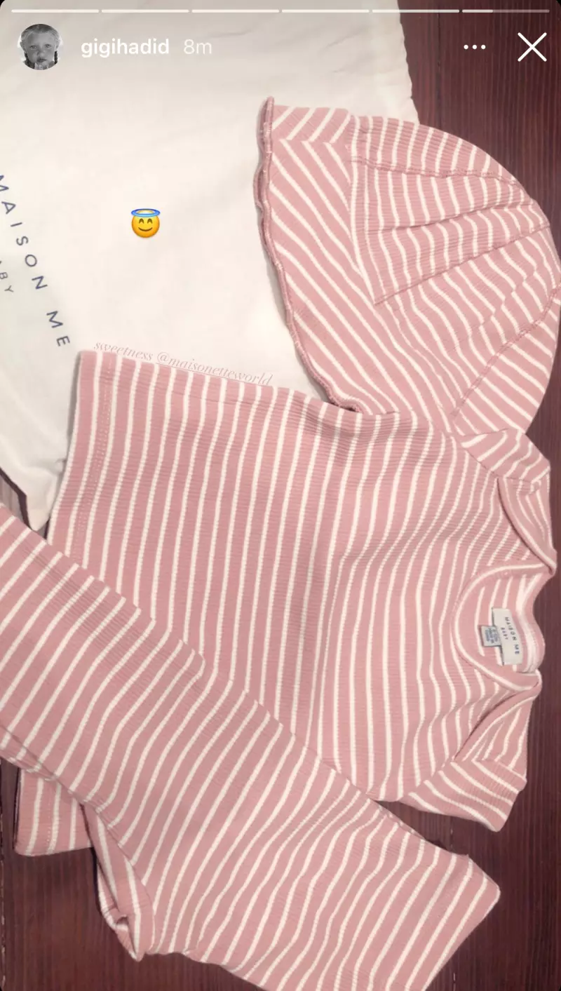 gigi-hadid-baby-khai-closet-clothes-shoes-striped-set