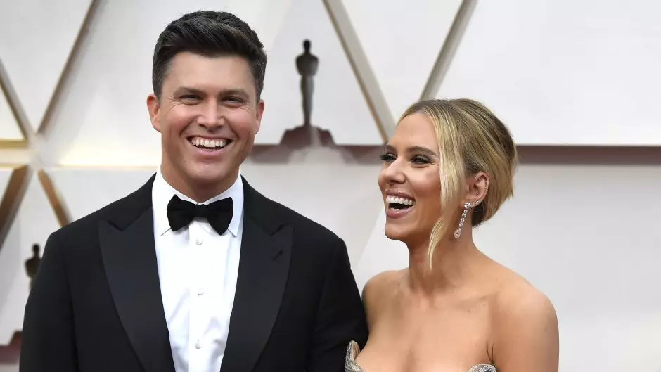 Pitit fi Scarlett Johansson Rose 'Adores' Step Dad Colin Jost