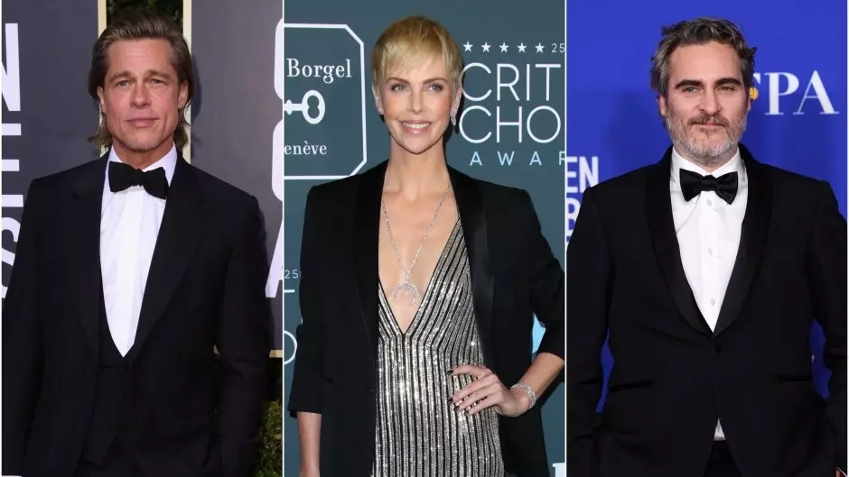 2020 Oscar Nominations Joaquin Phoenix Charlize Theron Brad Pitt