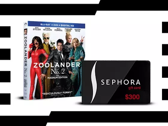 Розыгрыш подарочной карты Sephora Zoolander 2