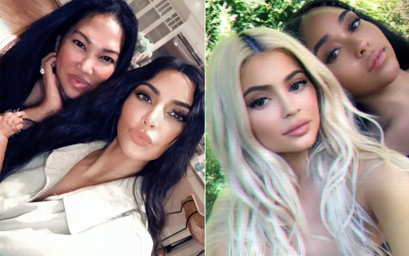 Kim Kardashian Kylie Jenner Twins