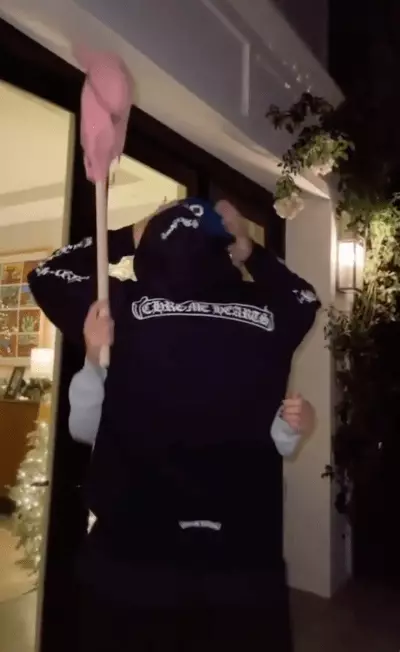 Rob Kardashian optræder i Family Christmas Video: Rare Photo