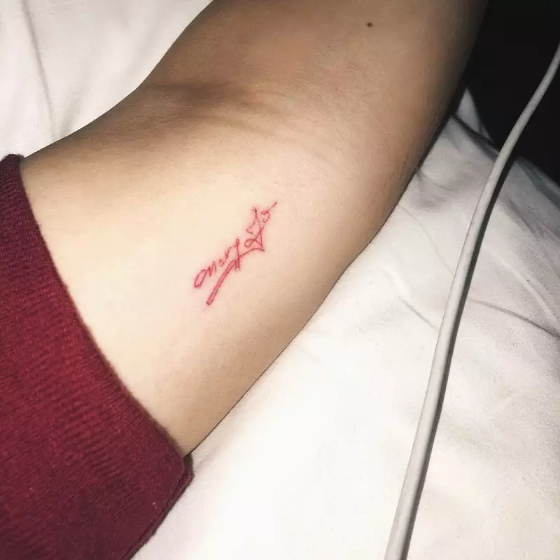Kylie Jenner Tattoo Mary Jo