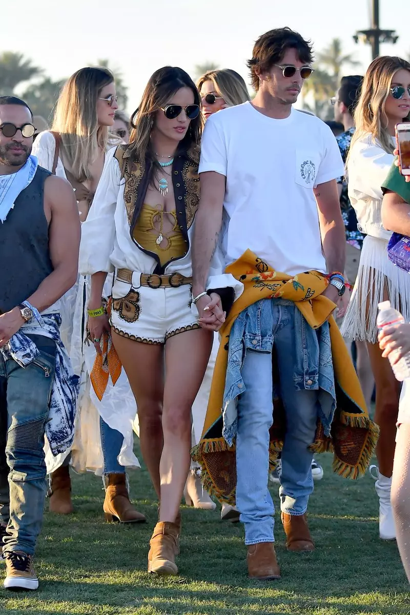 Alessandra Ambrosio Nicolo Oddi Coachella 2019 Wochenende eins