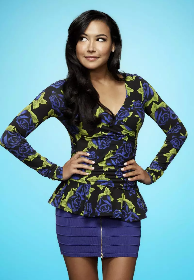 Naya Rivera Glee Headshot rau Santana