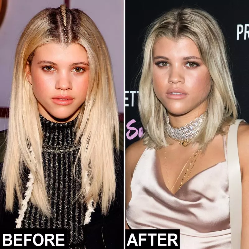 Transformação de cabelo Sofia Richie