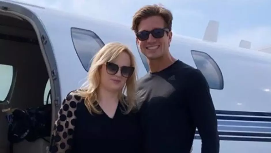 Rebel wilson boyfriend jacob busch private jet ig