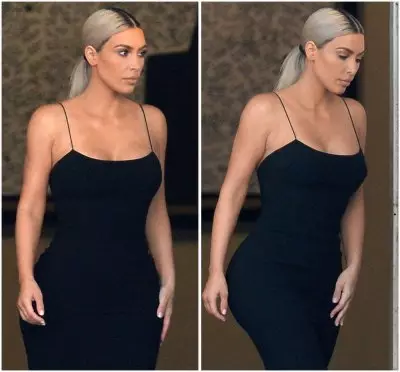 Kim Kardashian splash