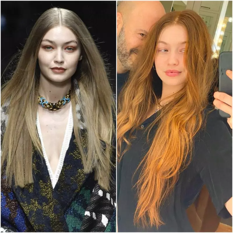 gigi-hadid-qırmızı-saç çevrilmələri-2021