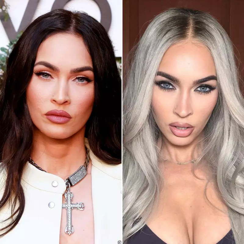 Megan Fox Platin Sarışın Saçları ilə tanınmaz görünür