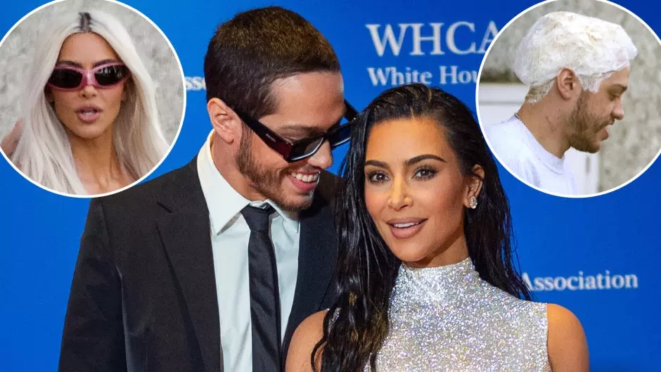 Kim Kardashian û BF Pete Davidson bi şêwazên porê lihevhatî têne dîtin