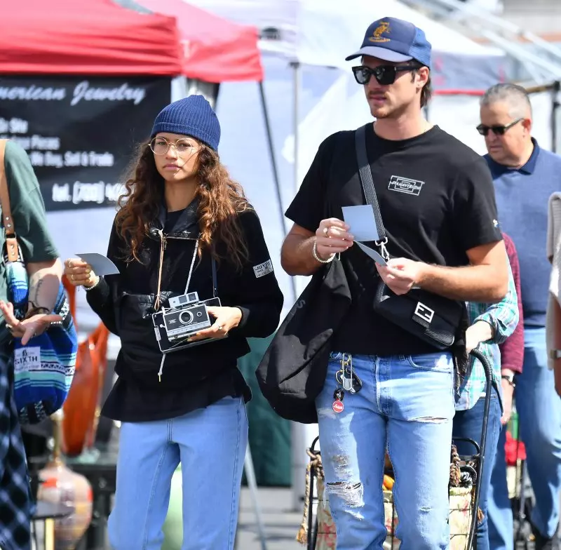 Jacob Elordi e namorada Zendaya em Los Angeles