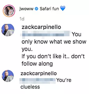 JWoww BF Zack Troll Plant Rhy Fuan