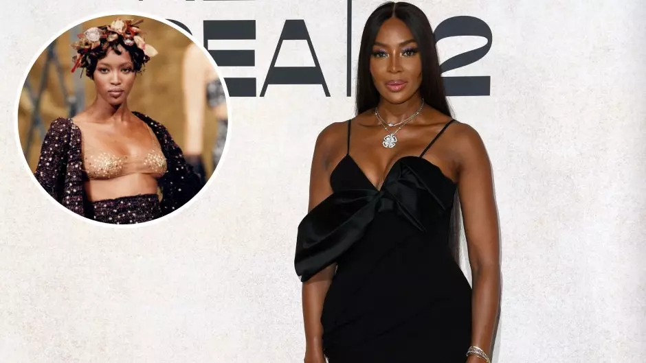 Naomi Campbell esale a se na Sebete Ho tloha lilemong tsa bo-1990! Bona Linepe Tsa Hae No Bra Outfits