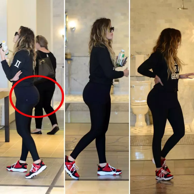 Shin Kloe Kardashian's Butt Gaskiya ne? Dubi Canjin Gama Ta Cikin Shekaru