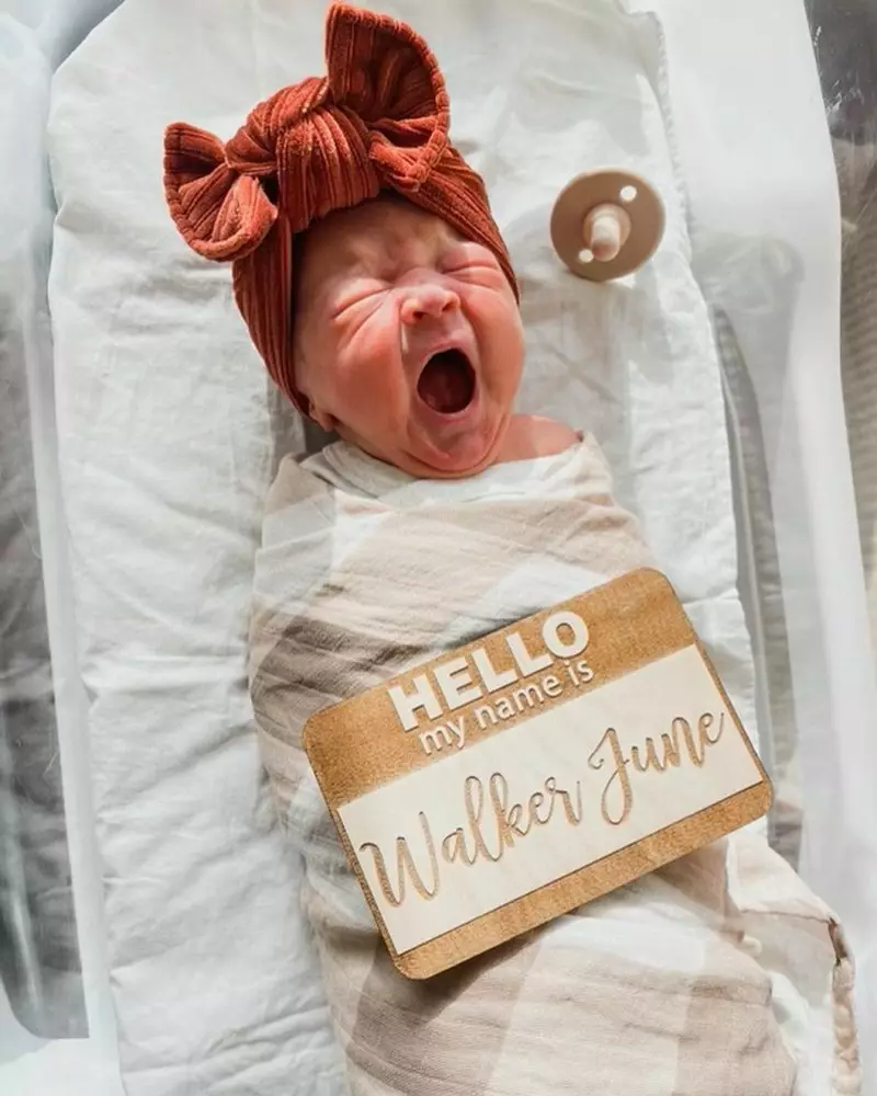 Chelsea Houska's dochter Walker juni DeBoer foto's: baby nr. 4