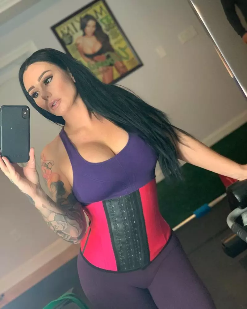 IJersey Shore Jenni JWoww Farley Sexy Outfit Workout