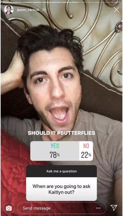 Cerita instagram Jason Tartick tentang kencan dengan kaitlyn bristowe