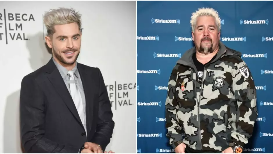 Zac Efron နှင့် Guy Fieri