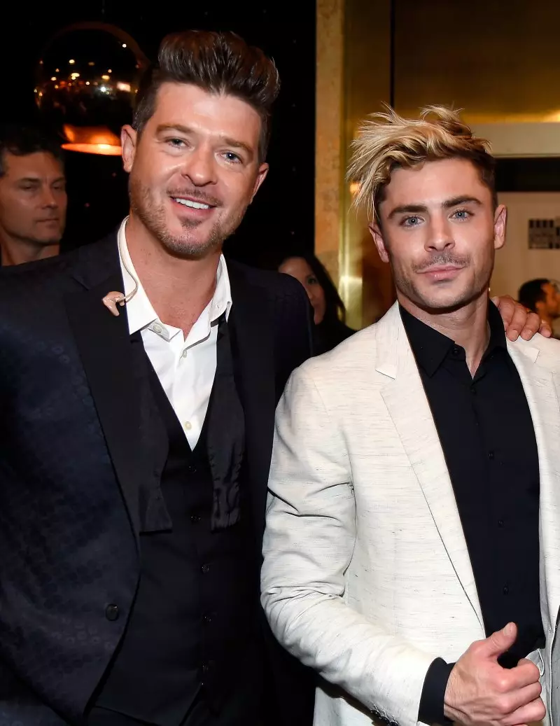 Robin thicke zac efron