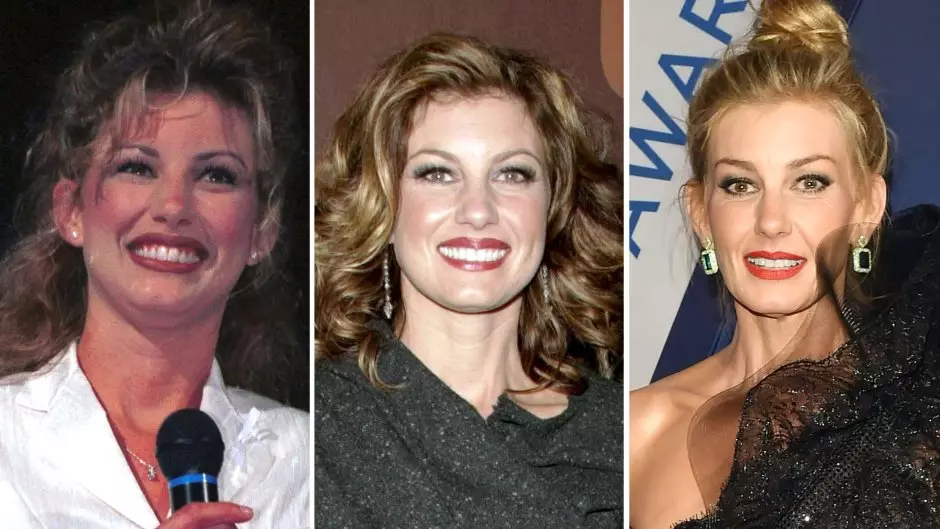 Het Faith Hill Plastiese Chirurgie gekry Sien Toe en Nou Foto's van die Country Music Queen