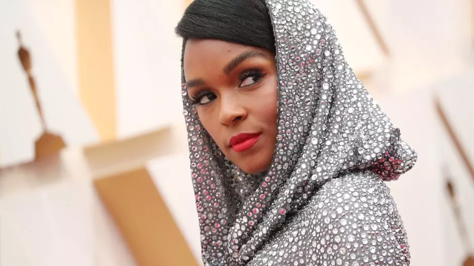 Janelle Monae Oscars reade tapytjurk