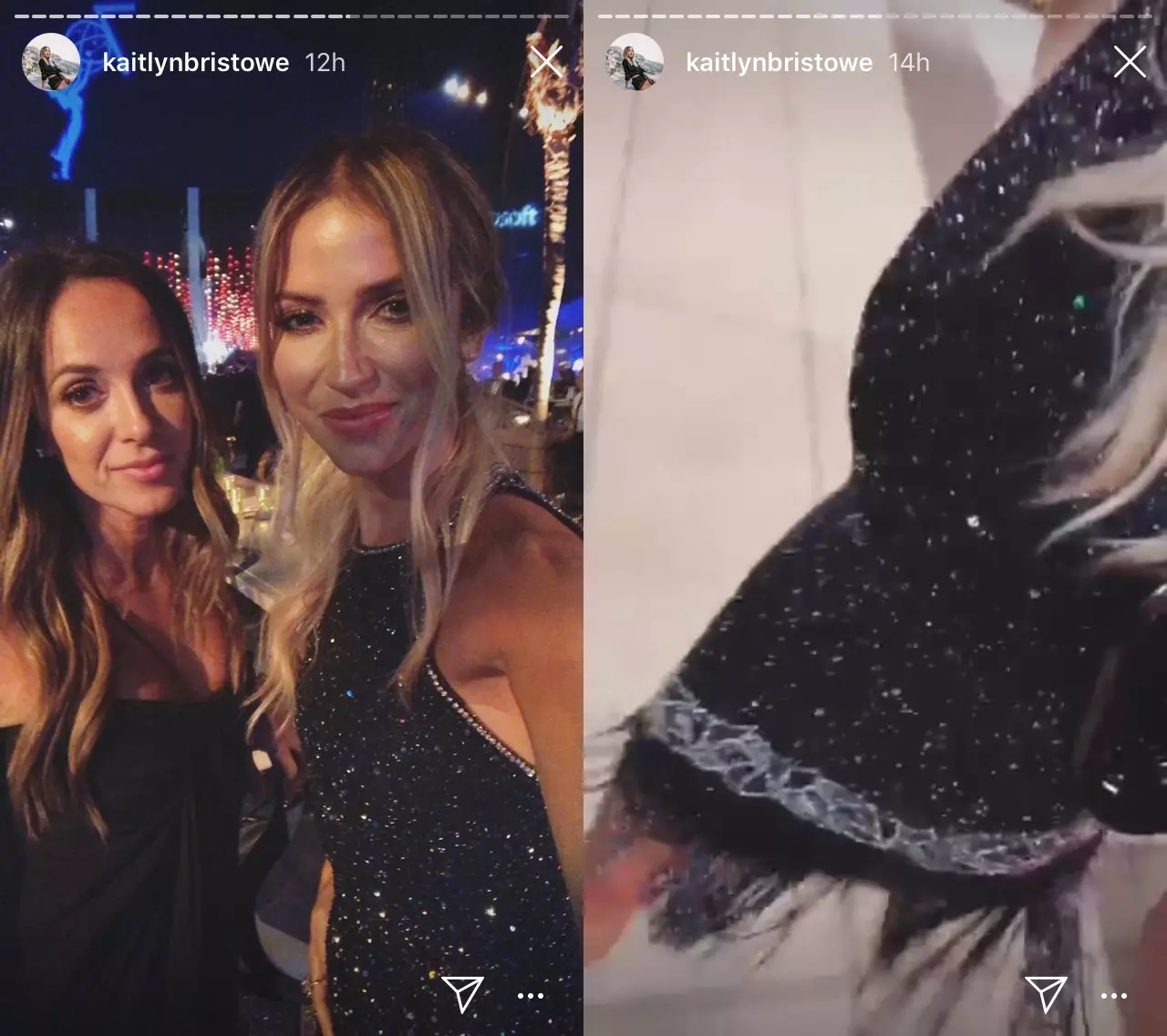 Kaitlyn Bristowe-nin Emmys partidən sonrakı paltarı