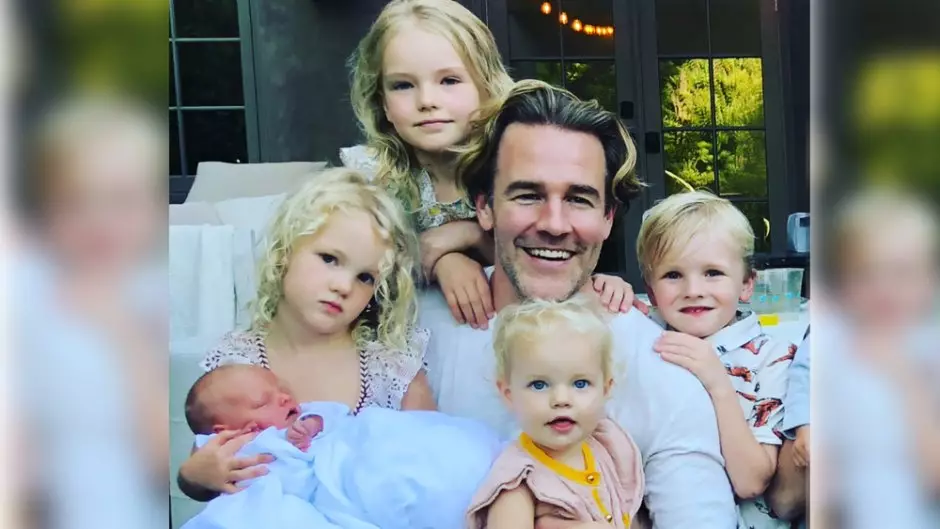 Accouchement à domicile de James van der beek