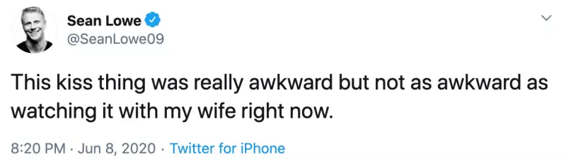Sean Lowe Bachelor tweete pendant la saison 17 Reair avec Catherine Giudici 6